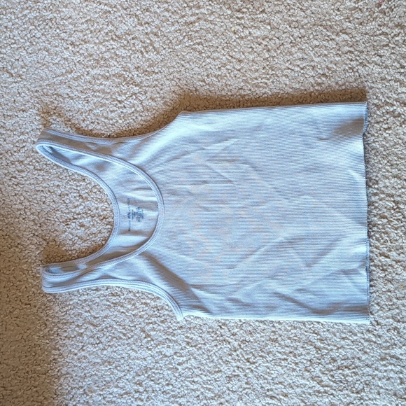 Brandy Melville | Tops | Brandy Melville Light Blue Ribbed Tank | Poshmark